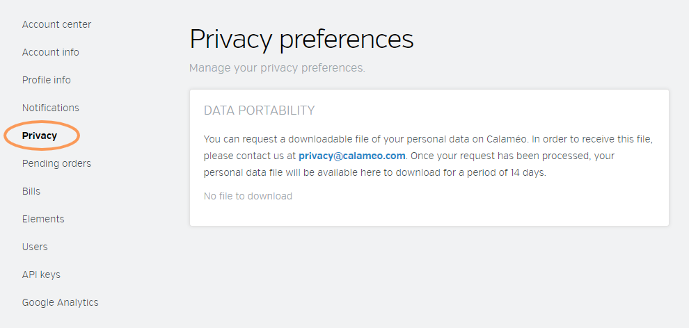 Data portability – Calaméo Help Center