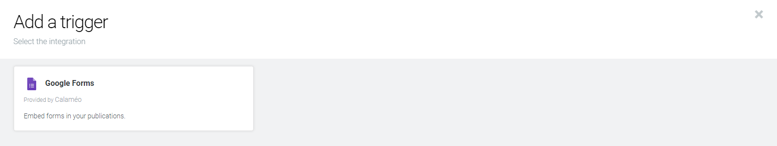 How to create and use a Google Forms Trigger in my publication? – Calaméo Help Center