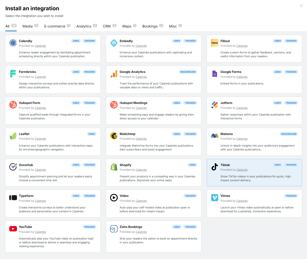 How to integrate TikTok with my Calaméo account? – Calaméo Help Center