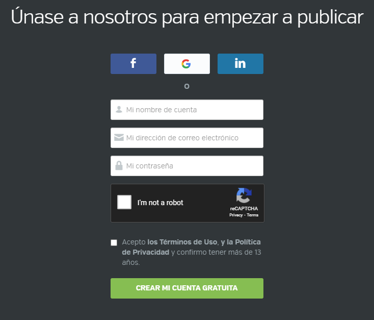 ¿Cómo puedo crear una cuenta en Calaméo? – Calaméo Help Center