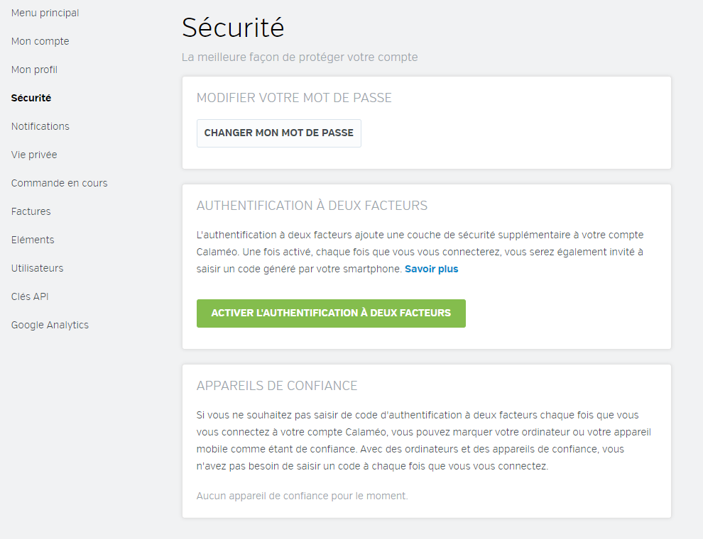 Comment activer l'authentification à deux facteurs pour mon profil – Calaméo Help Center